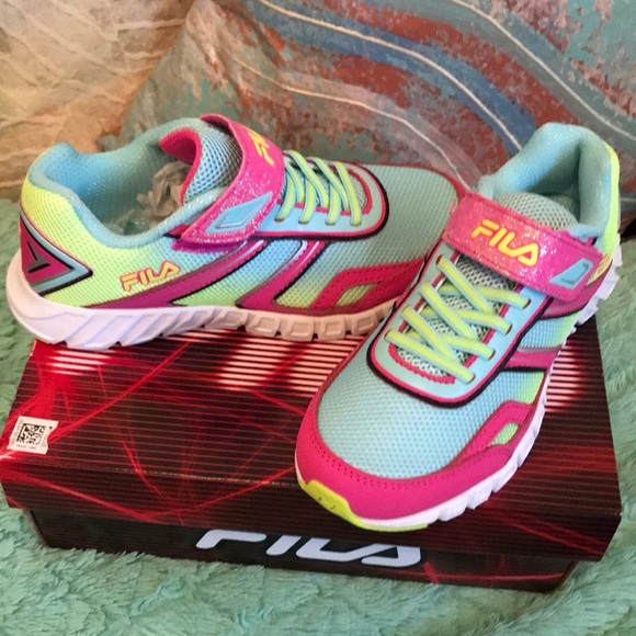 Fila | Shoes | Fila Girls Sneakers With Multicolors | Poshmark